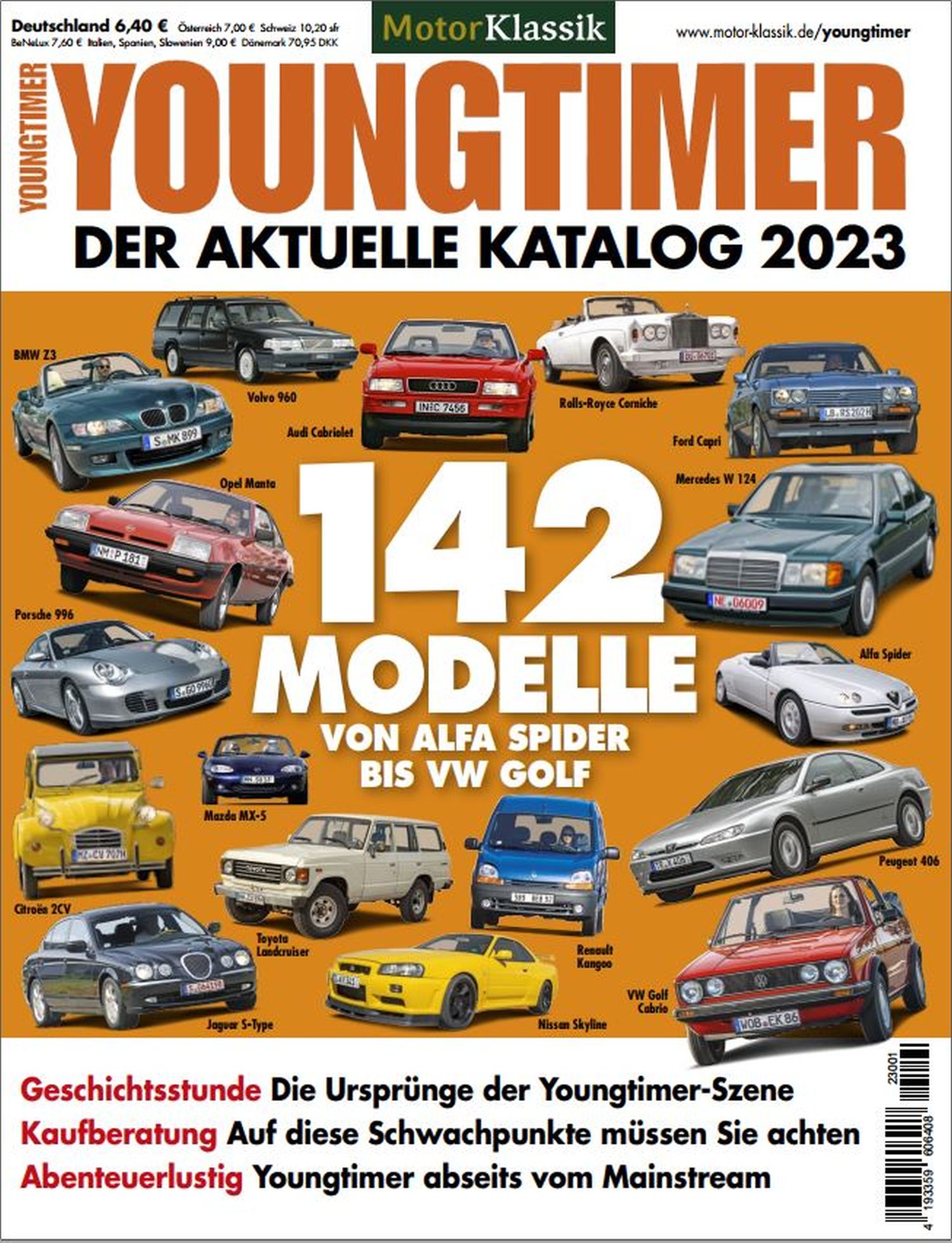 Erster YOUNGTIMER-Katalog - Motor Presse Stuttgart